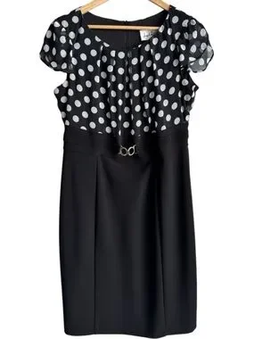 Joseph Ribkoff | Dresses | Joseph Ribkoff Polka Dot Cocktail Dress Sz 2 ...